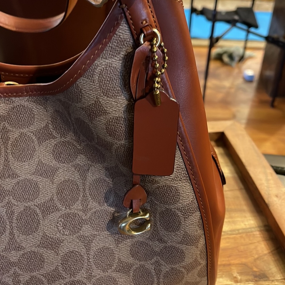 Coach Signature Logo Lori Shoulder Bag - Beautiful! E… - Gem